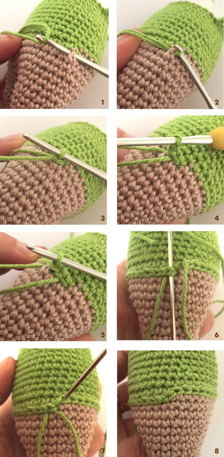 How to Surface Crochet - DIY Fluffies Amigurumi crochet and Toy sewing ...