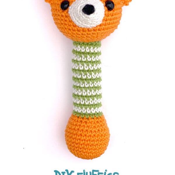Free Fox Baby Rattle Crochet Pattern - DIY Fluffies