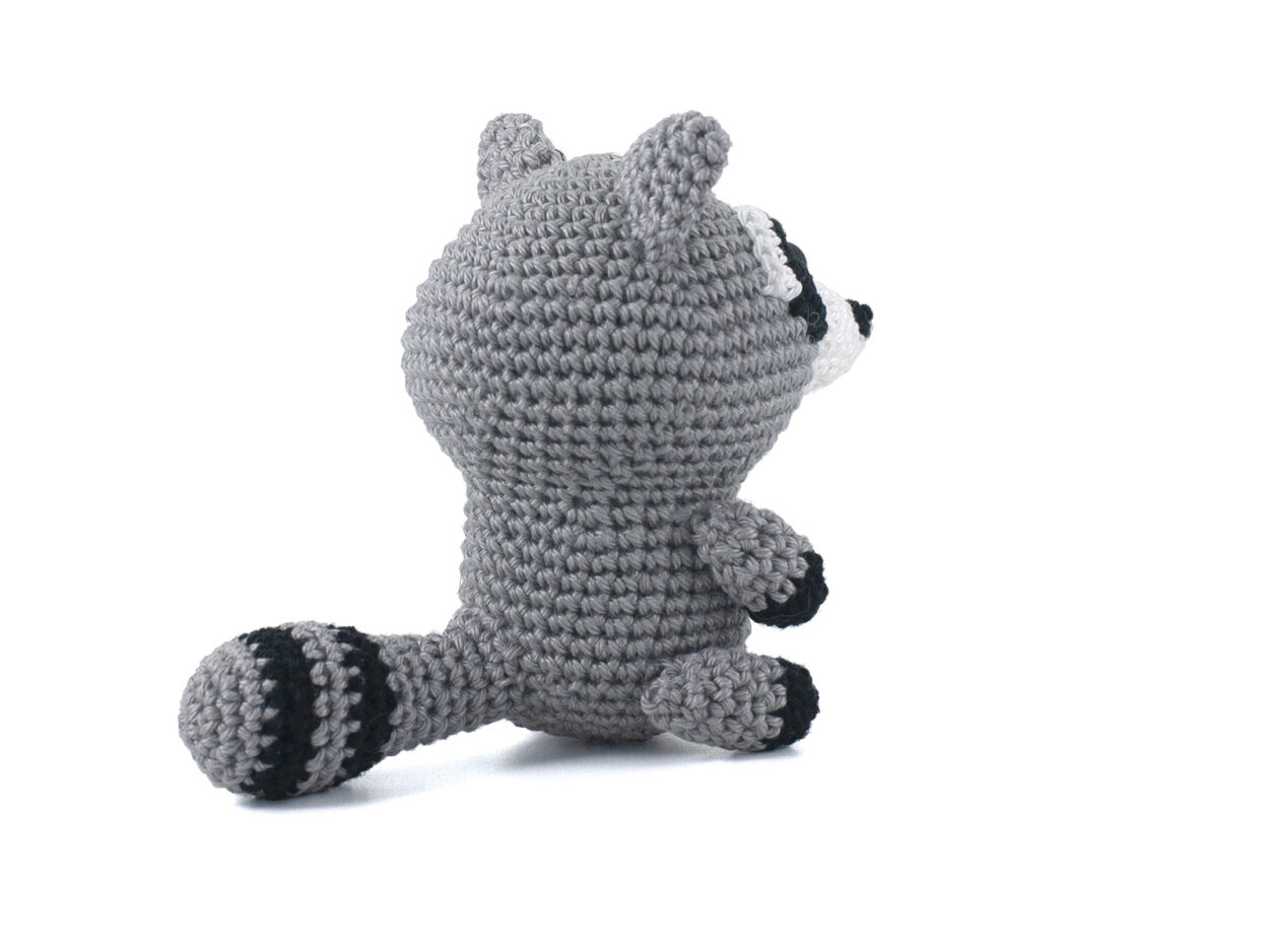 Gratis Wasbeer knuffel haakpatroon - DIY Fluffies Amigurumi haken