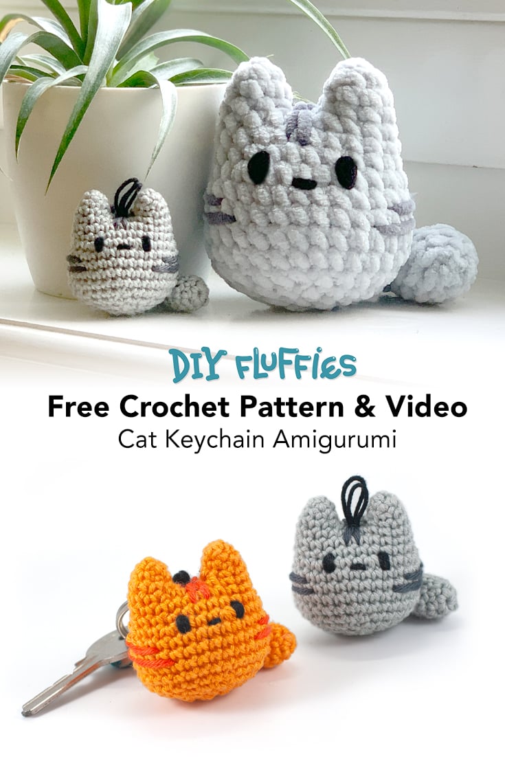 Free Cat Amigurumi Pattern - DIY Fluffies crochet patterns