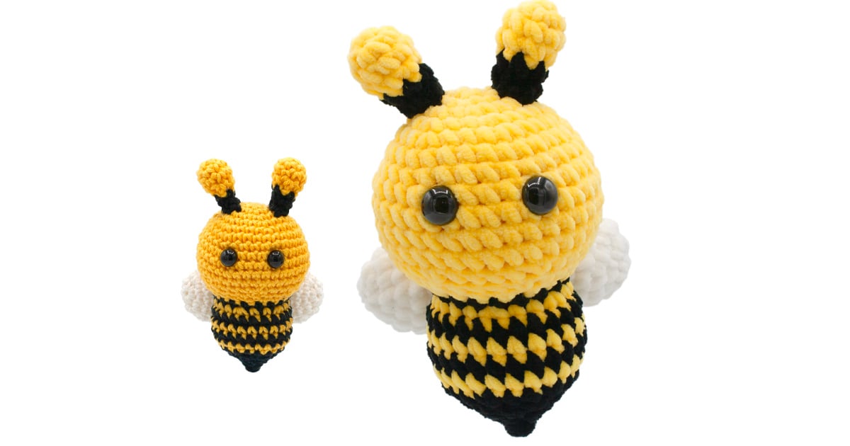 Free Bee Crochet Pattern - DIY Fluffies Amigurumi patterns