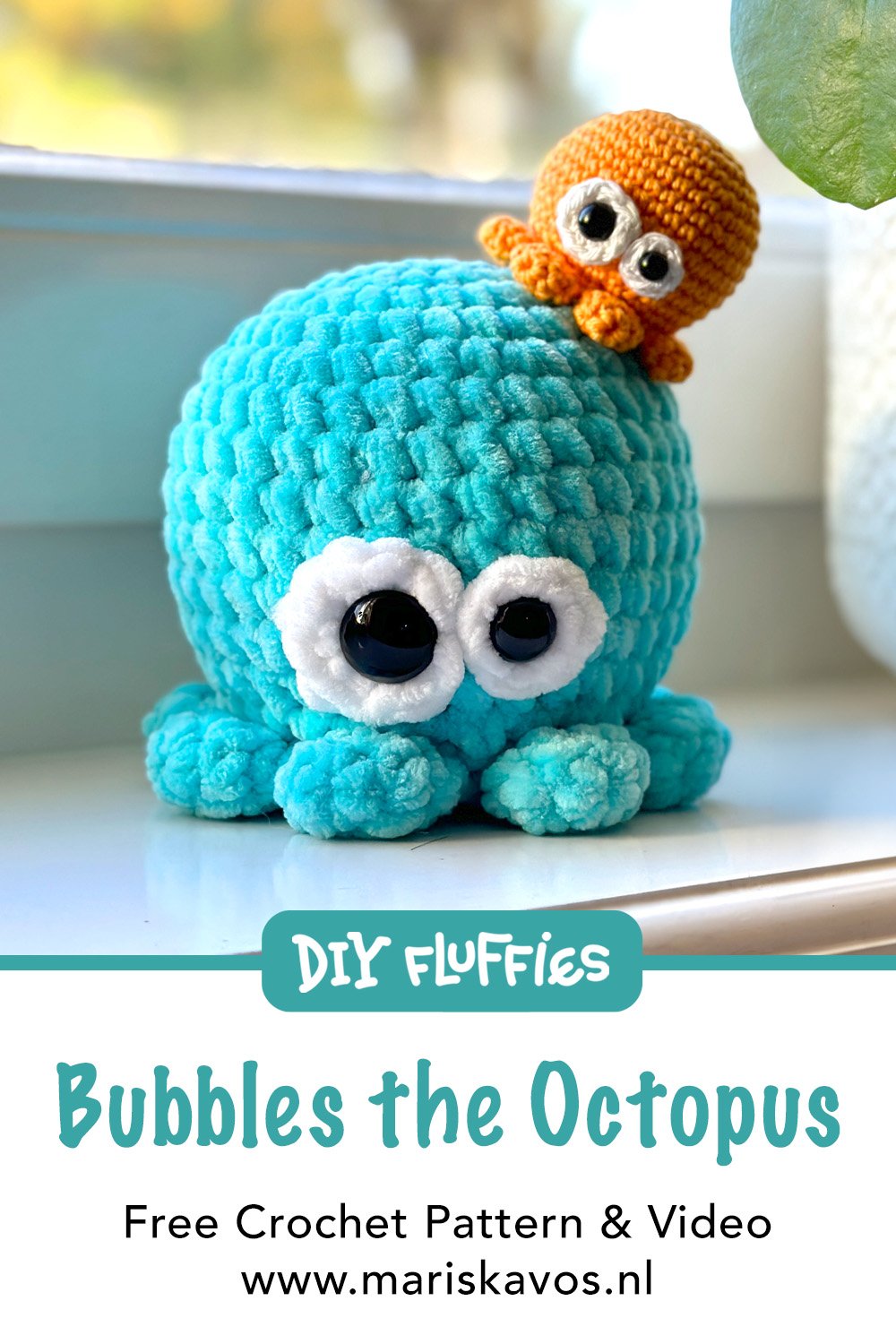 Free Octopus Crochet Pattern - NO SEW Amigurumi pattern