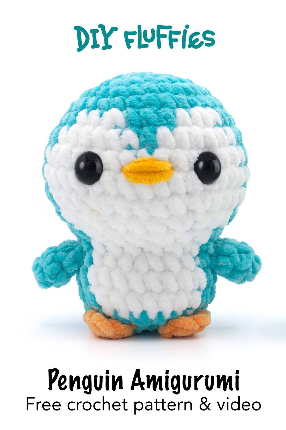 Free Penguin Crochet pattern - DIY Fluffies Amigurumi patterns