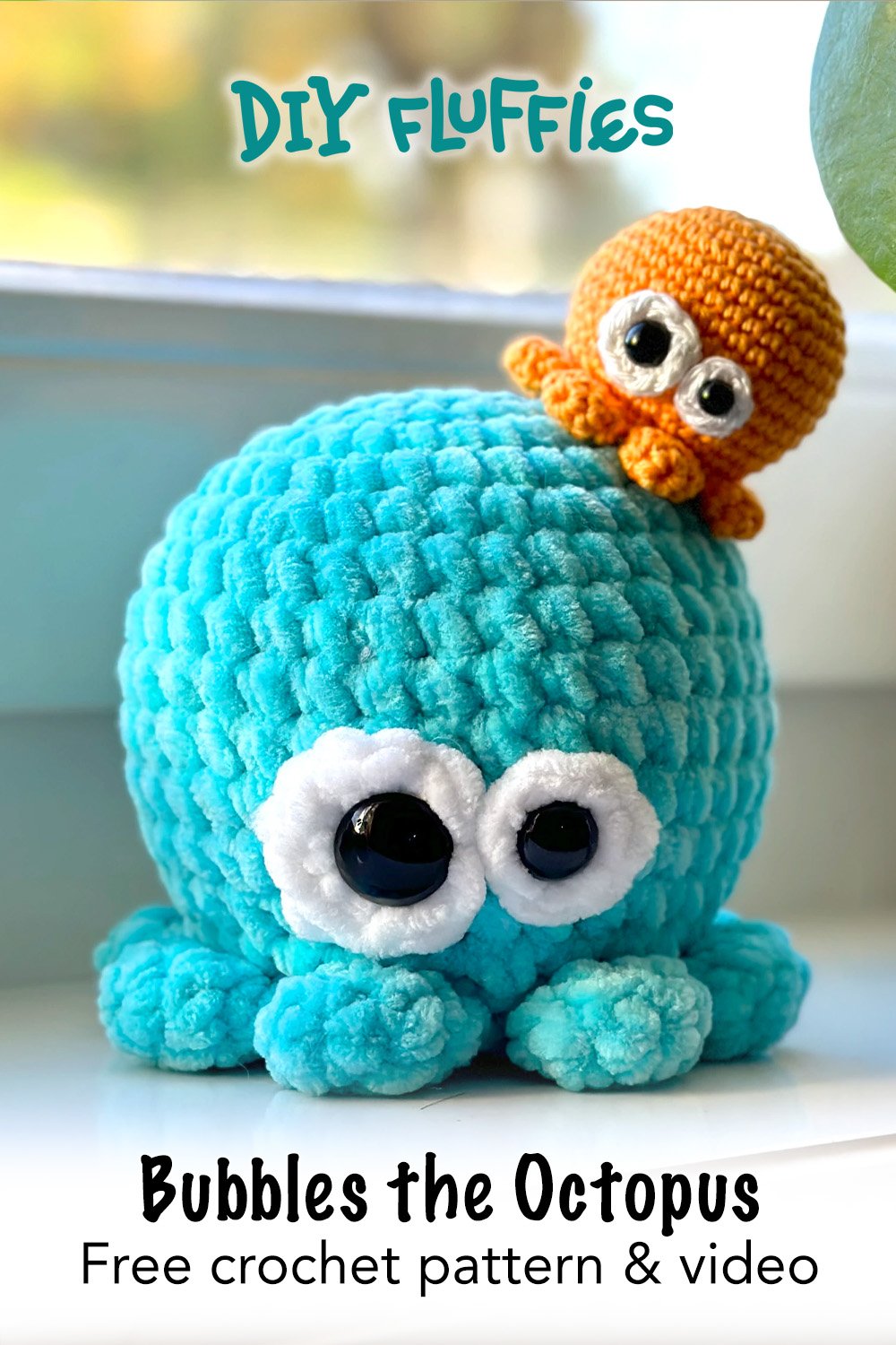 Free Octopus Crochet Pattern - NO SEW Amigurumi pattern