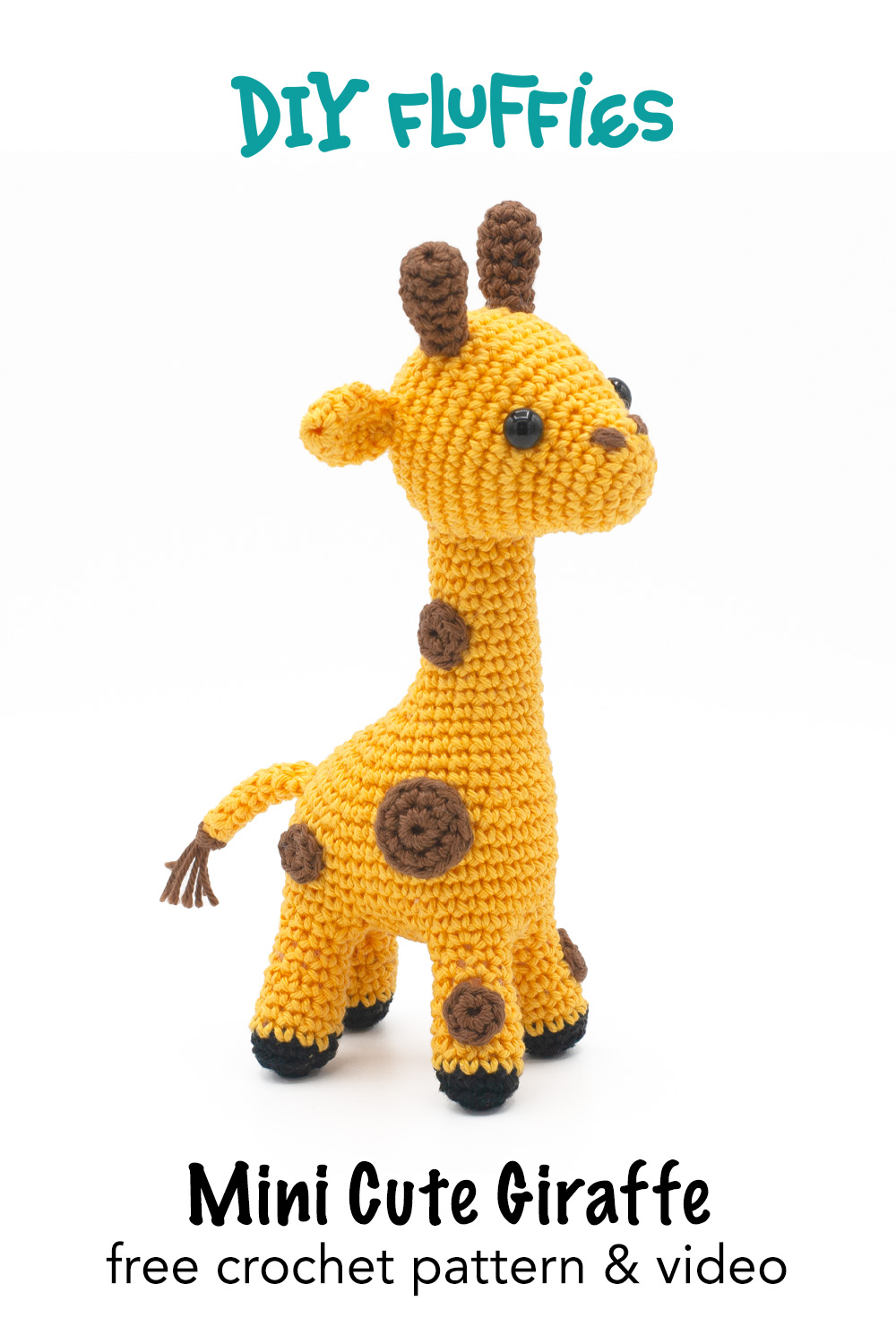 Free Giraffe Crochet Pattern - DIY Fluffies Amigurumi patterns