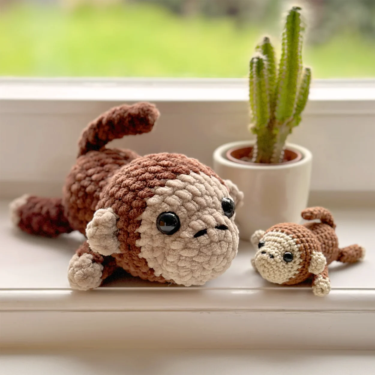 Free Monkey Crochet Pattern - DIY Fluffies Amigurumi patterns
