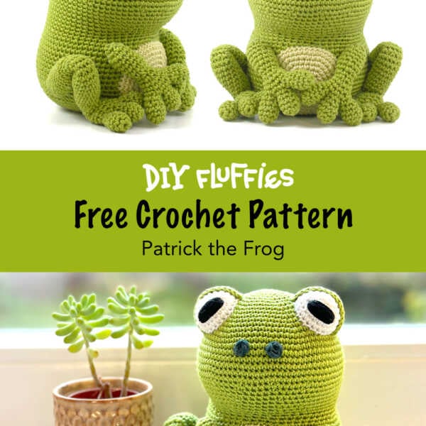 Free frog Amigurumi pattern - DIY Fluffies crochet patterns