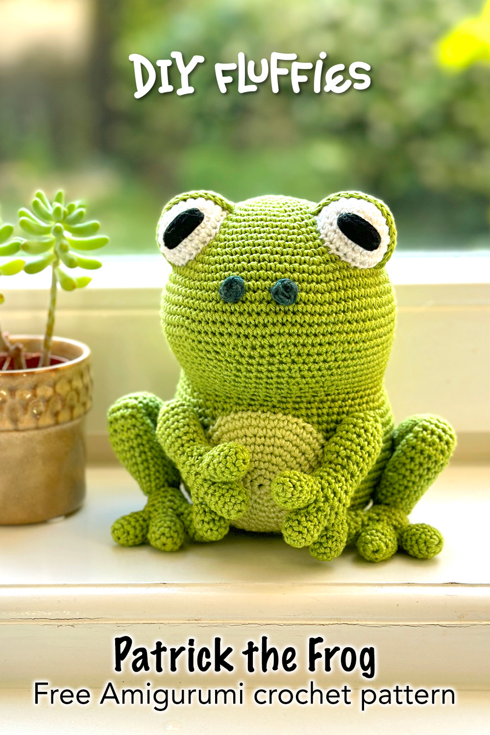 Free frog Amigurumi pattern – DIY Fluffies crochet patterns – 💕