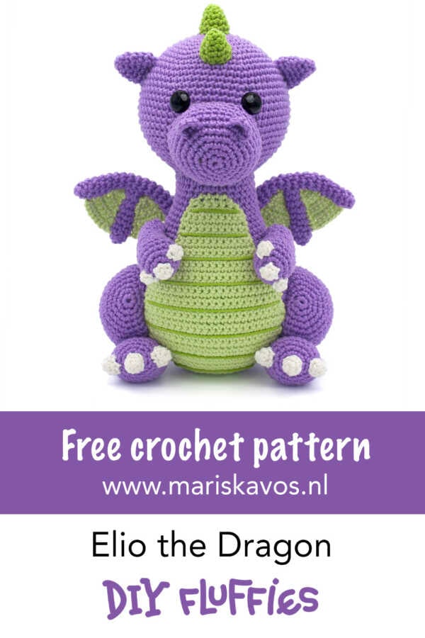 Free Dragon Crochet Pattern - DIY Fluffies Amigurumi