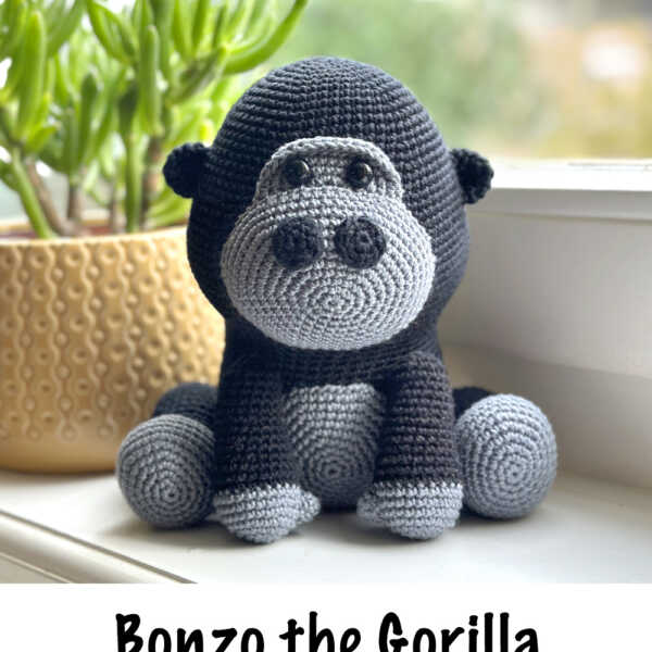 Free Gorilla crochet pattern - DIY Fluffies Amigurumi