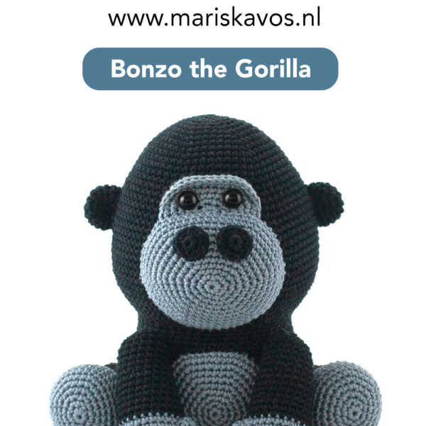 Free Gorilla crochet pattern - DIY Fluffies Amigurumi
