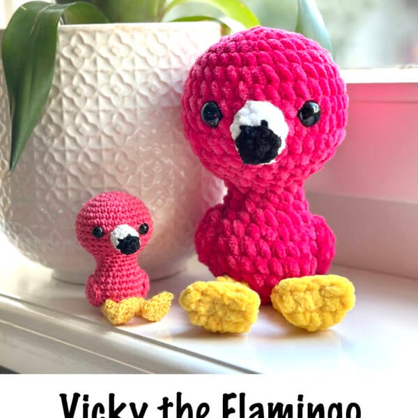 Free Flamingo Crochet Pattern - DIY Fluffies Amigurumi patterns