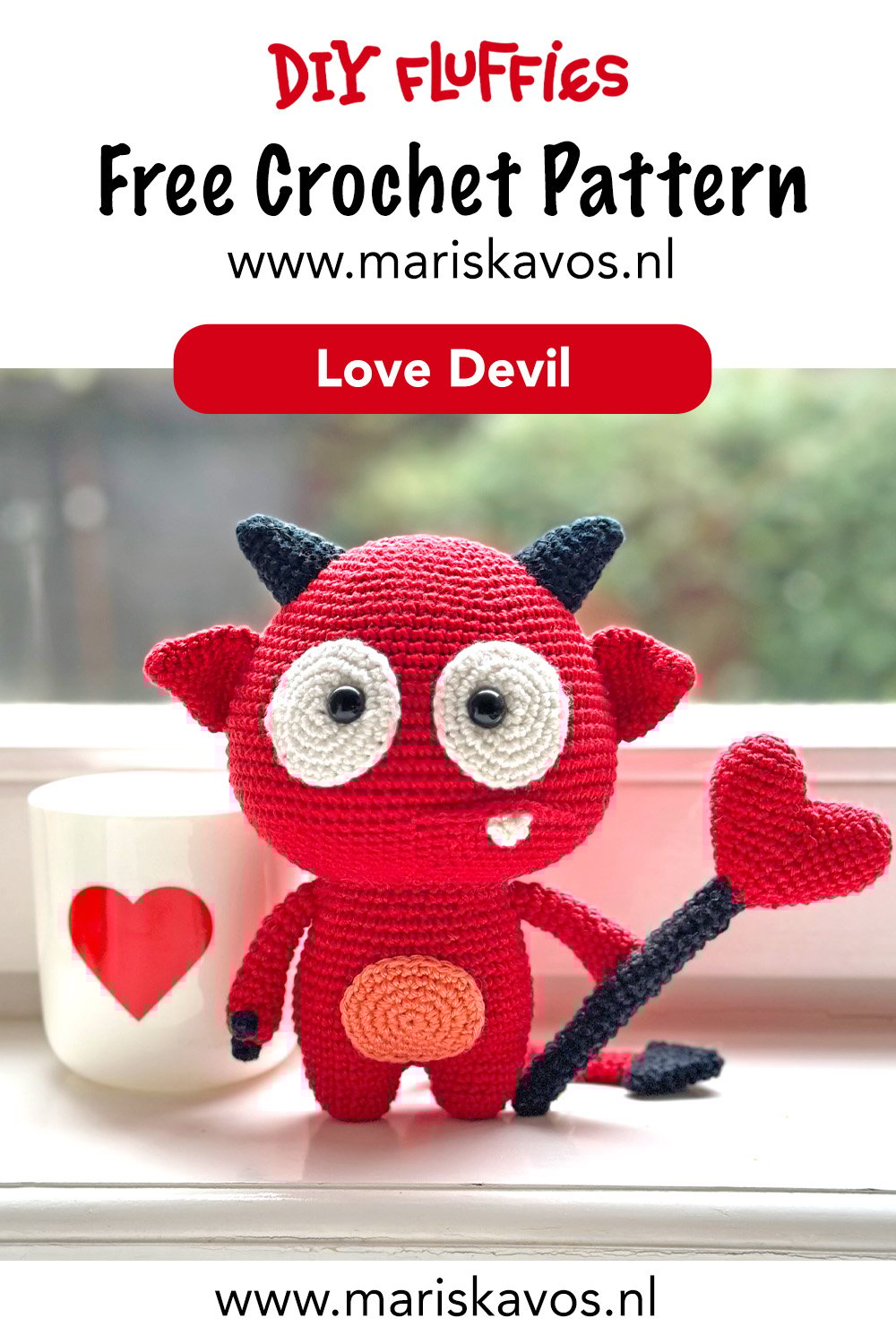 Free Valentine Crochet Pattern - DIY Fluffies Amigurumi patterns