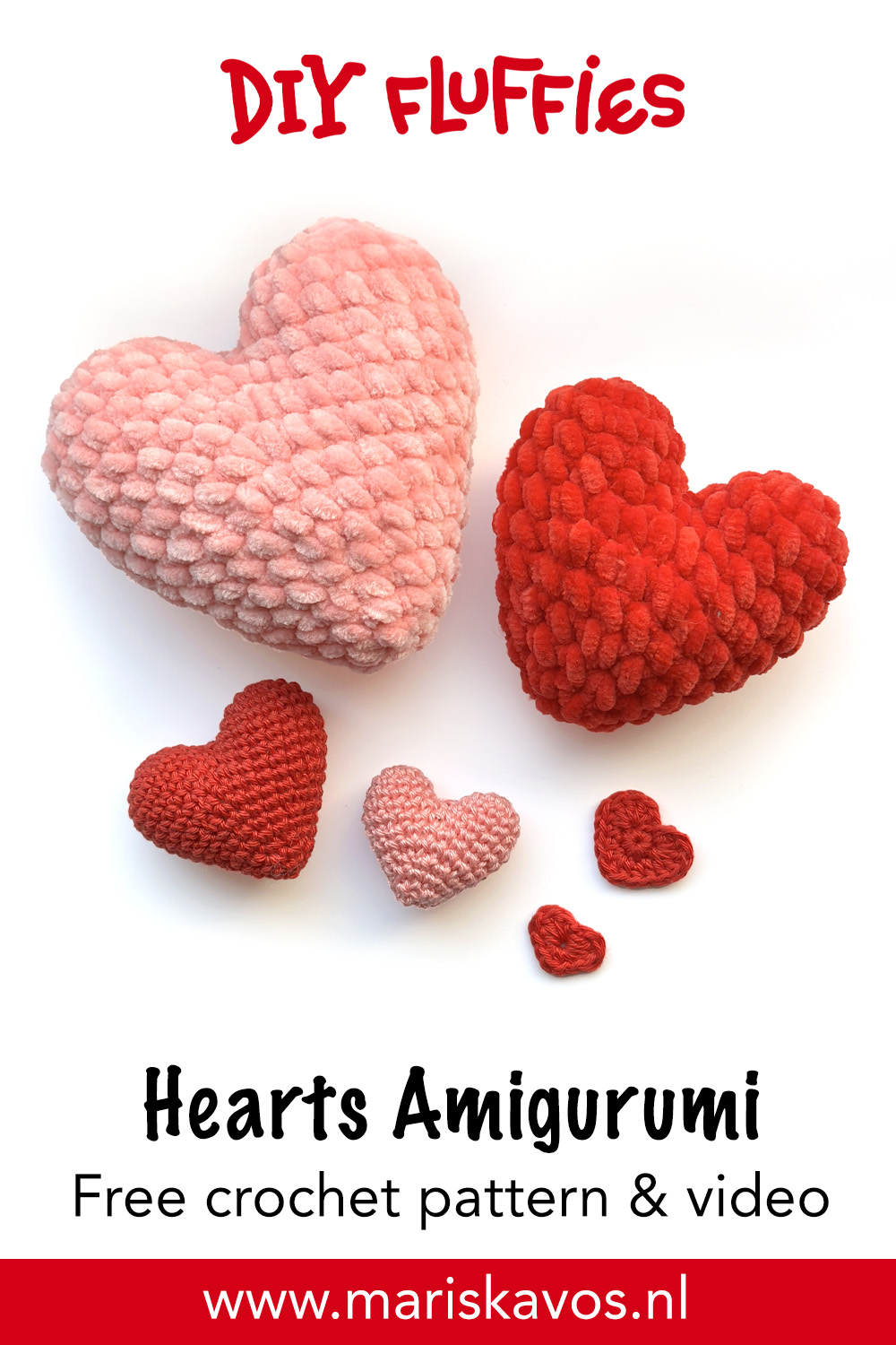 Gratis Hartjes Haakpatronen - DIY Fluffies Amigurumi