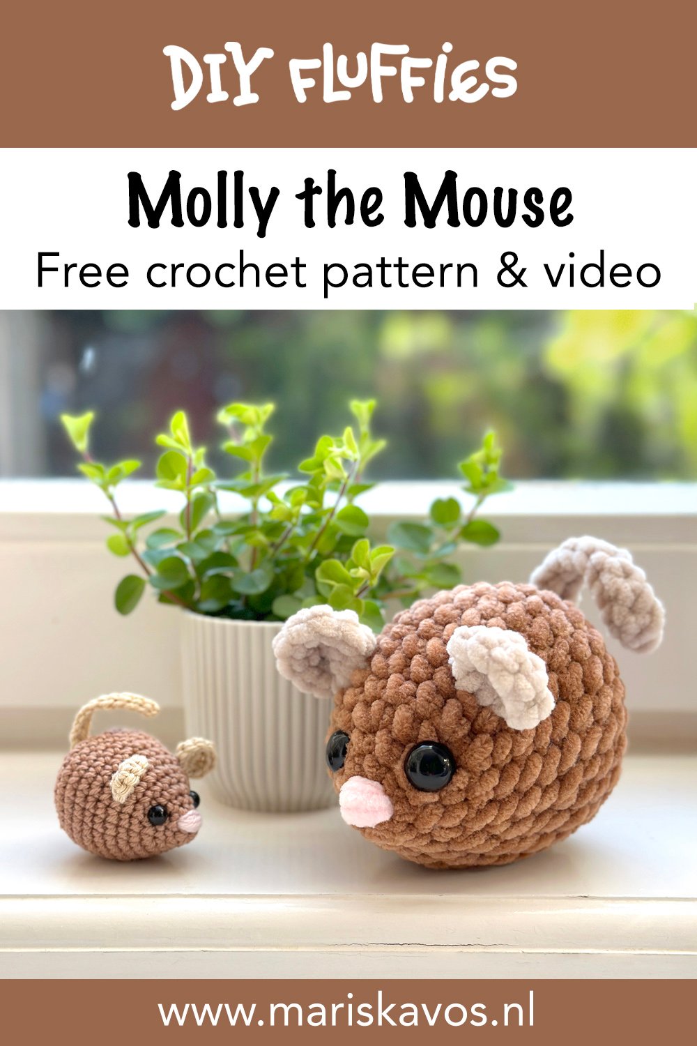 Free Mouse Crochet Pattern - DIY Fluffies Amigurumi