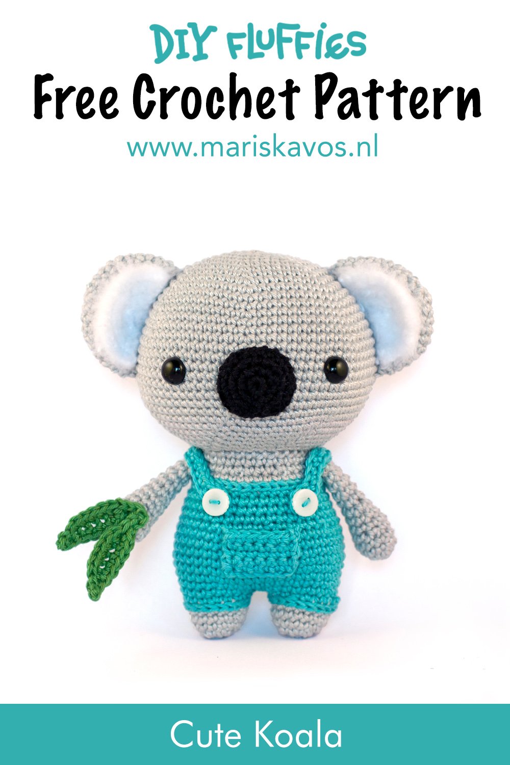 Free Koala Crochet Pattern - DIY Fluffies Cute Amigurumi